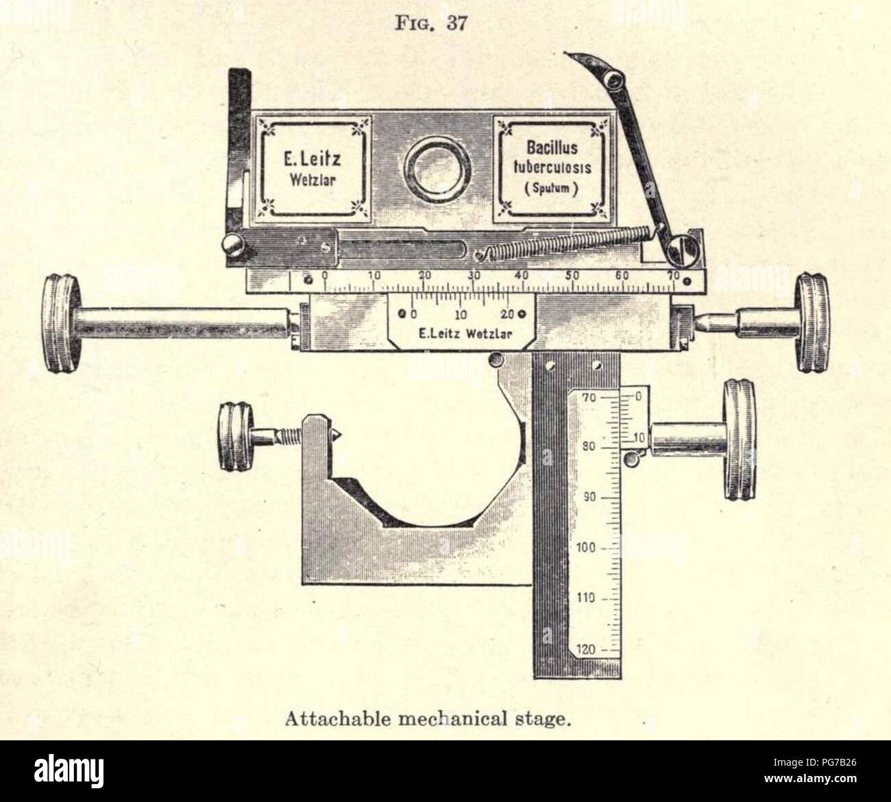 Attachable Mechanical Stage - A Text-Book on Disease-Producing ...
