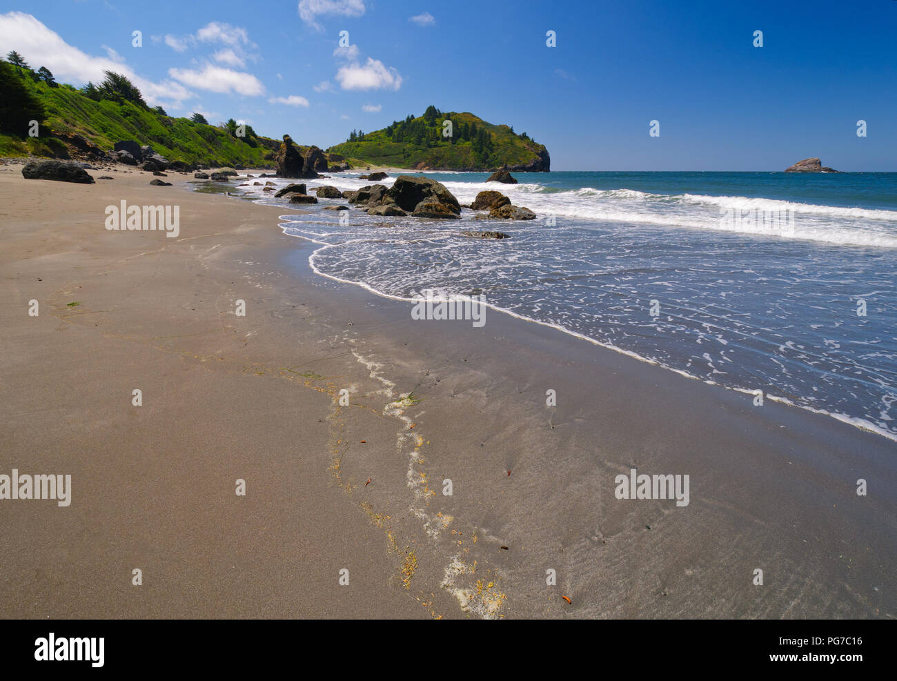 Trinidad State Beach in Northern California Stock Photo - Alamy