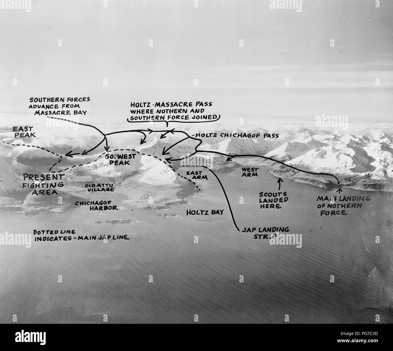Attu battle hi-res stock photography and images - Alamy