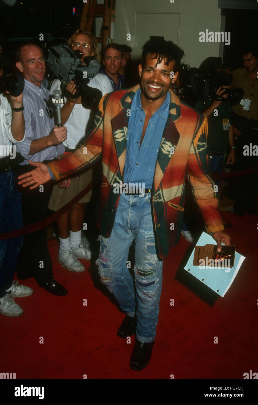 WESTWOOD, CA - AUGUST 03: Actor Mario Van Peebles attends Warner Bros ...