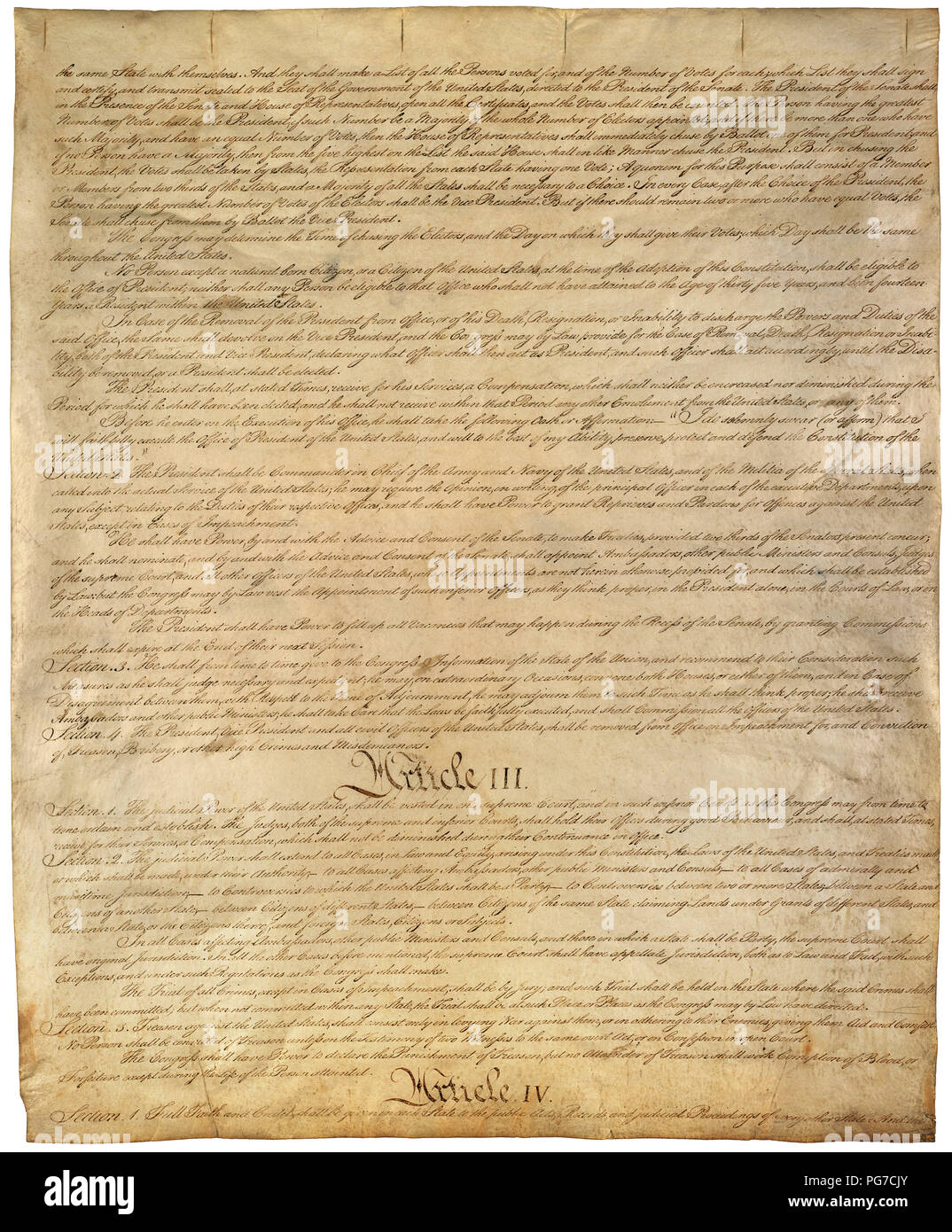 United states historical documents hi-res stock photography and images ...