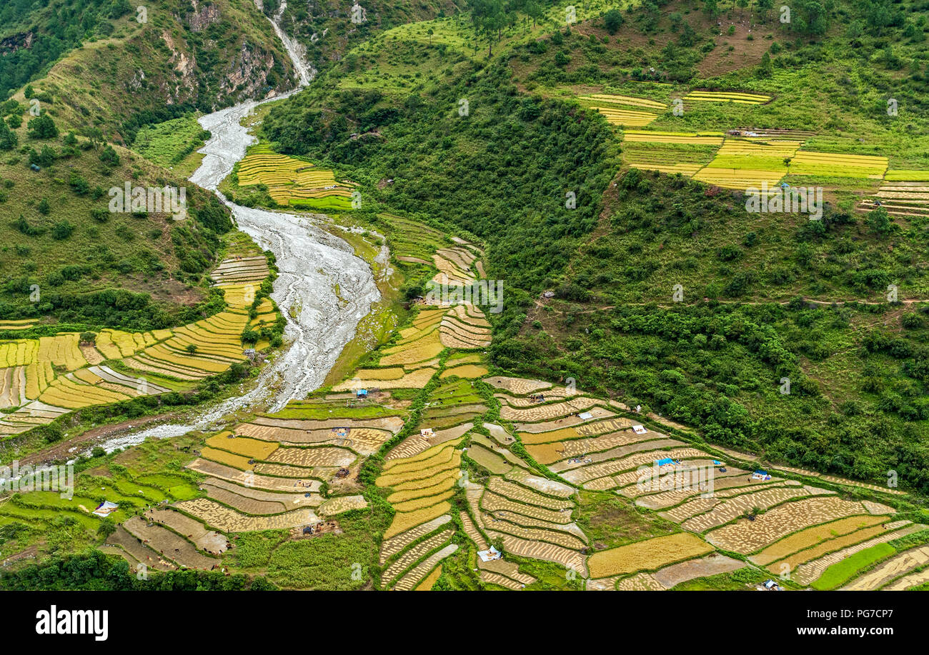 Bhutan landscape scenery hi-res stock photography and images - Alamy