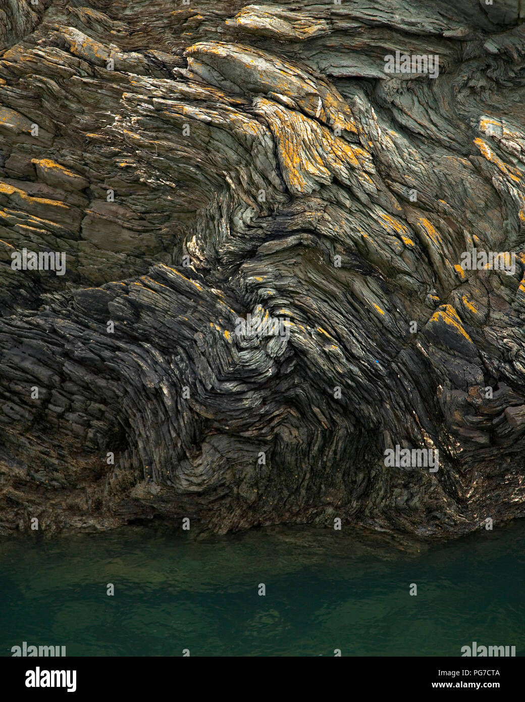 Details of patterns and colours in rock Stock Photo - Alamy