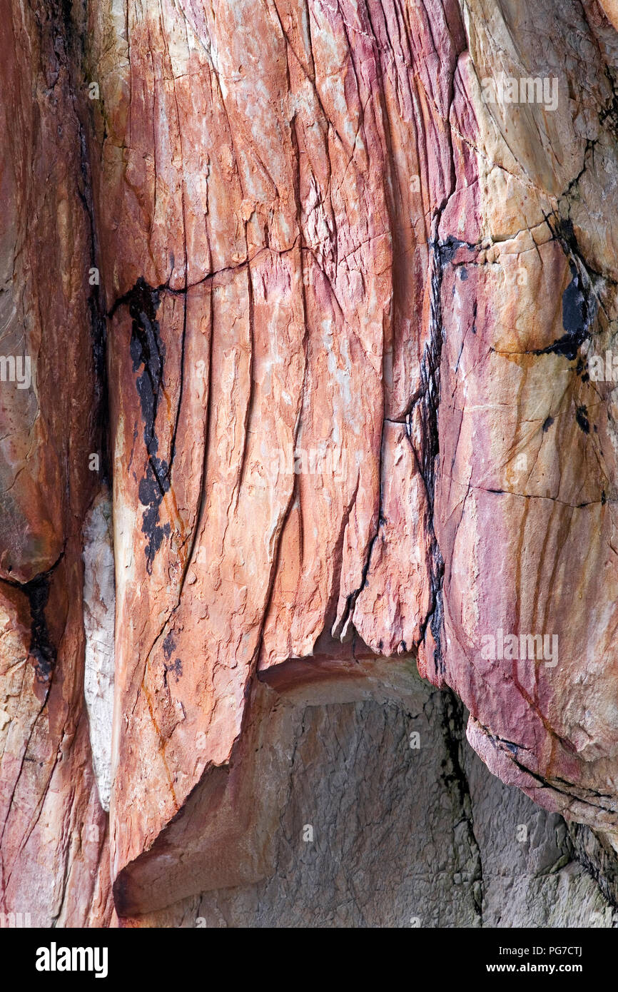 Details of patterns and colours in rock Stock Photo - Alamy