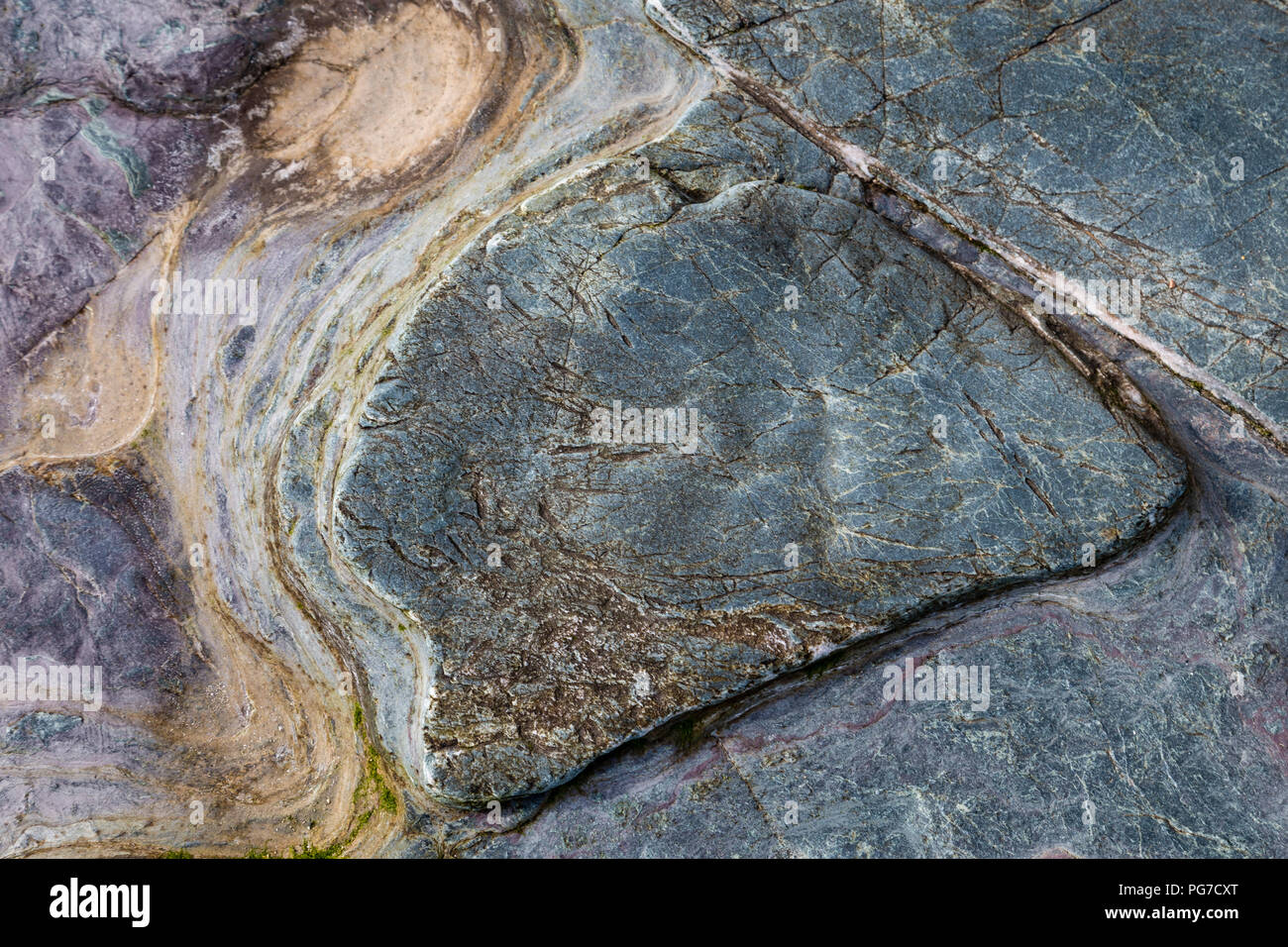 Details of patterns and colours in rock Stock Photo - Alamy