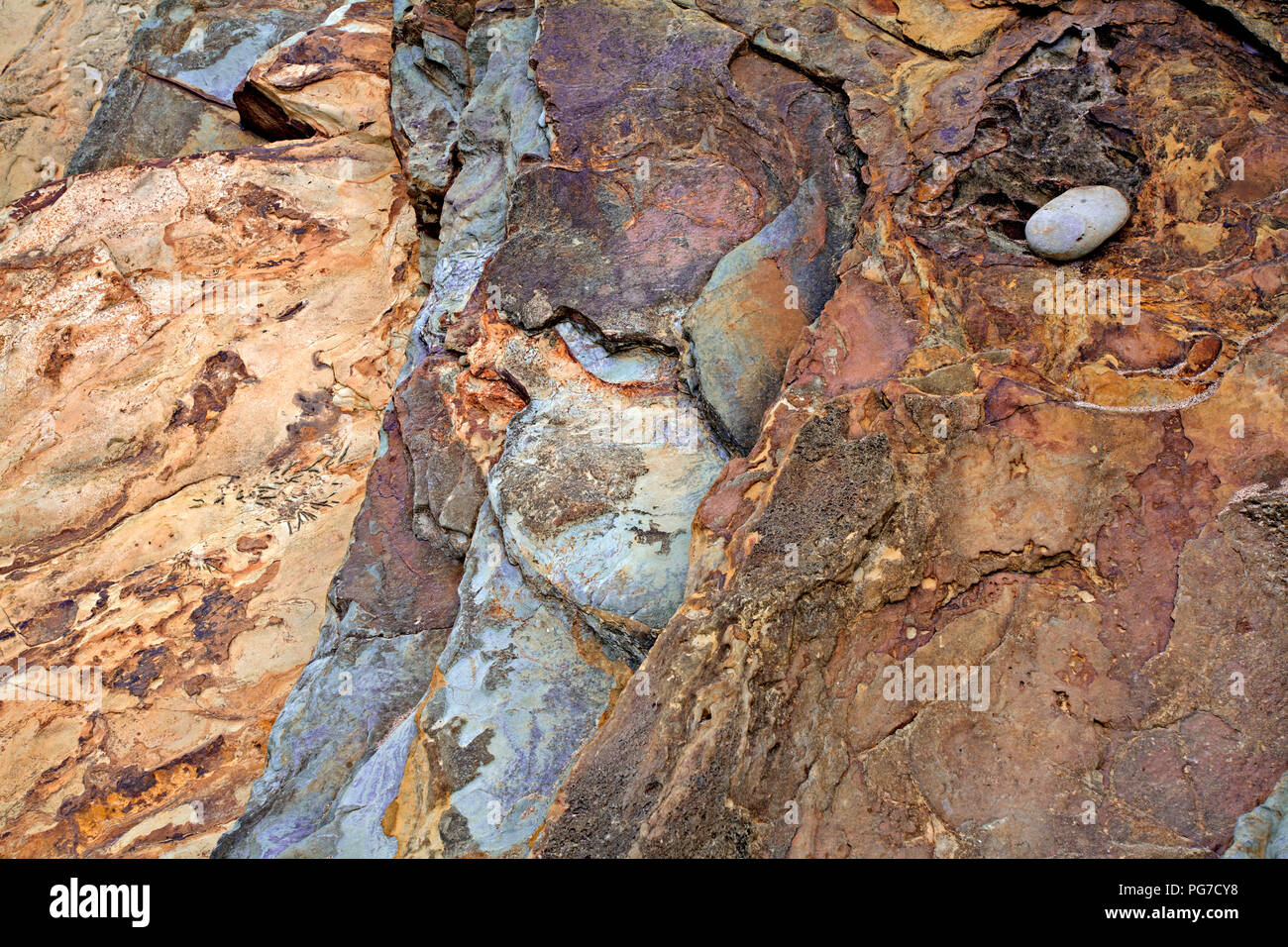 Details of patterns and colours in rock Stock Photo - Alamy