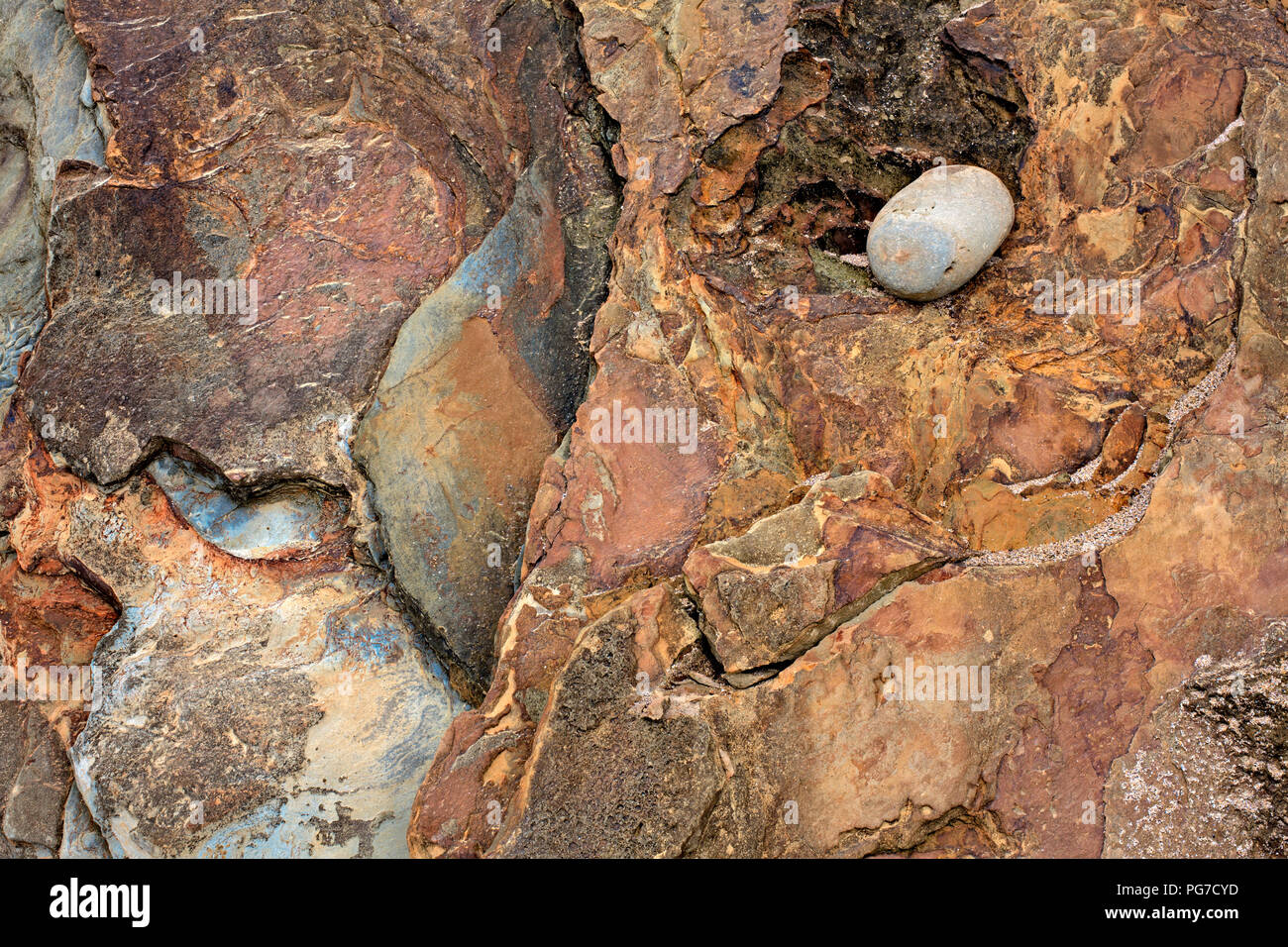 Details of patterns and colours in rock Stock Photo - Alamy