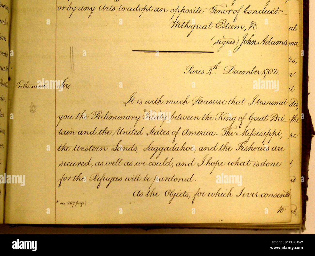 John adams journal hi-res stock photography and images - Alamy