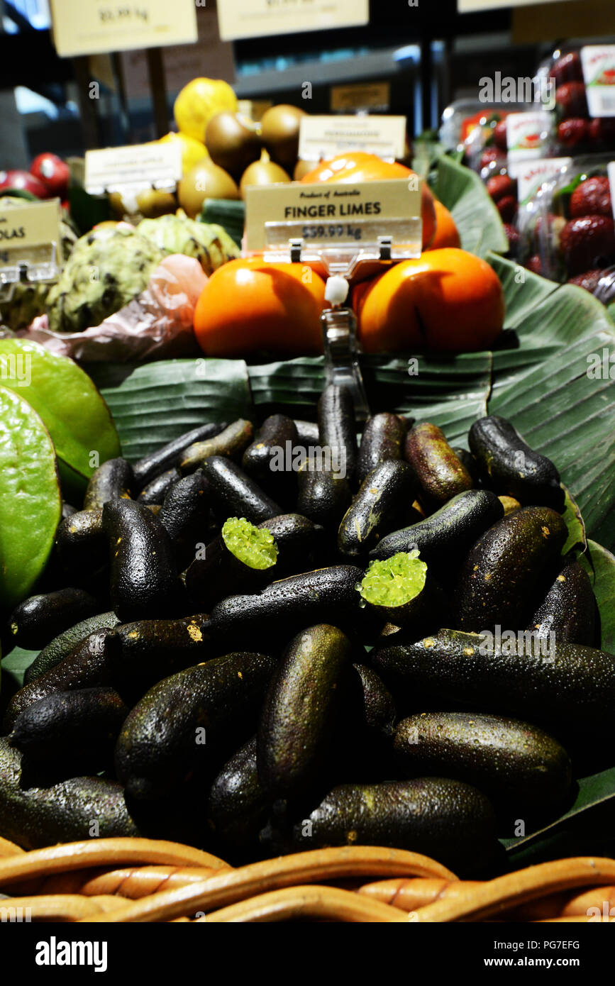 Finger lime caviar hi-res stock photography and images - Alamy