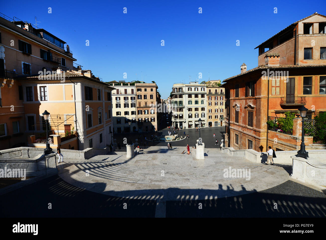 View from top of spanish steps hi-res stock photography and images - Alamy