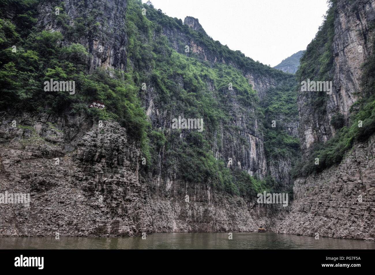 A Gorge of Goddess Stream near the majestic Three Gorges on Yangtze ...