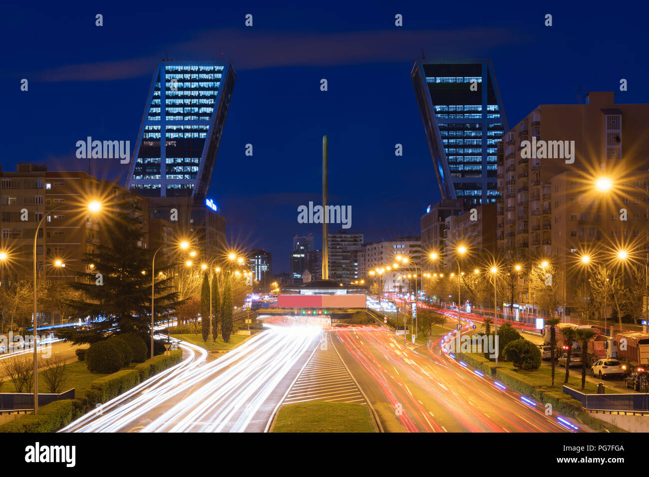 The Castilla Square (Plaza Castilla) is defines the new economic center ...