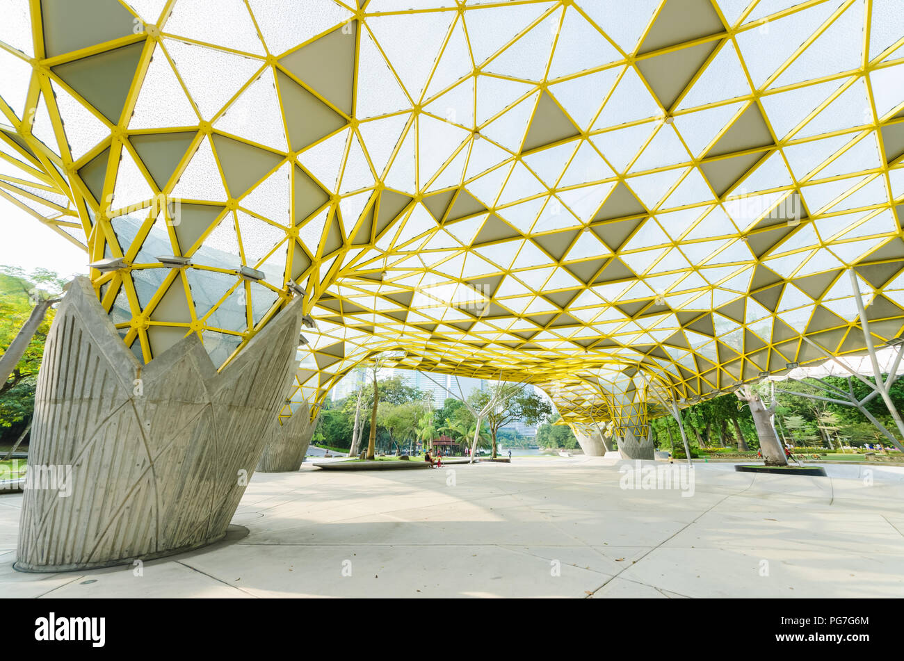 Kuala Lumpur,Malaysia - Aug 22,2018 : Lake Gardens also known as Kuala ...