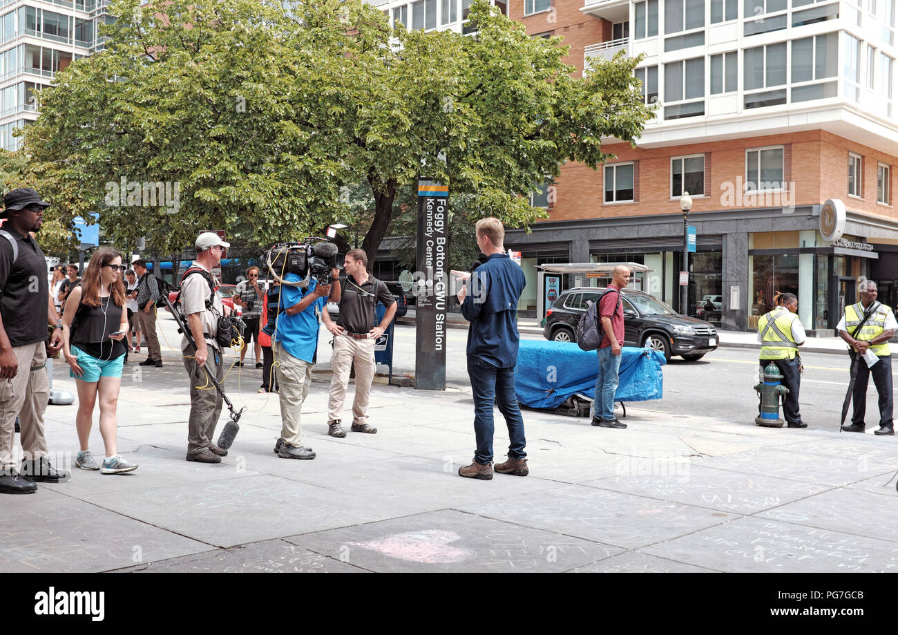 Washington dc cameraman hi-res stock photography and images - Alamy