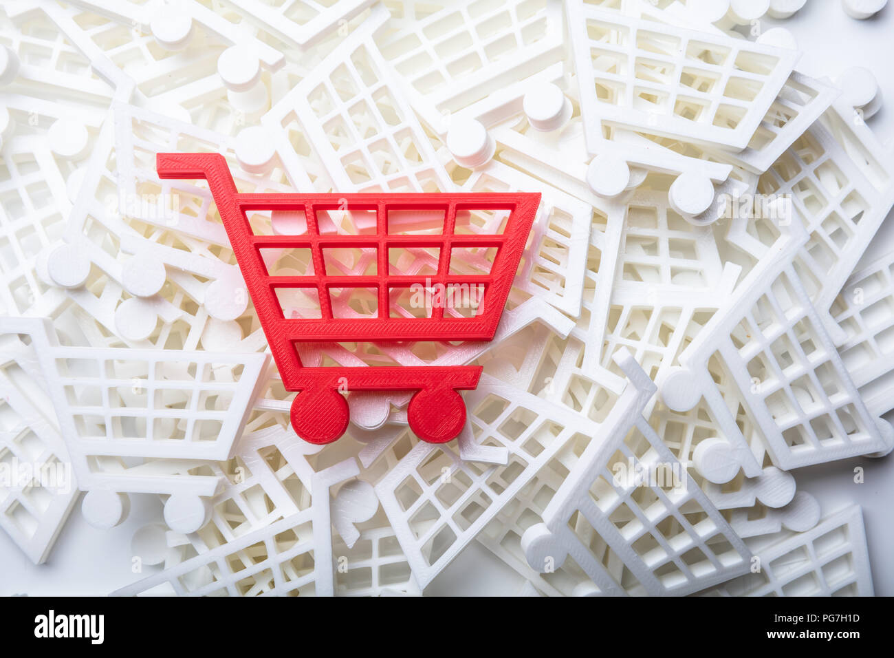 3d view icon shopping cart hi-res stock photography and images - Alamy