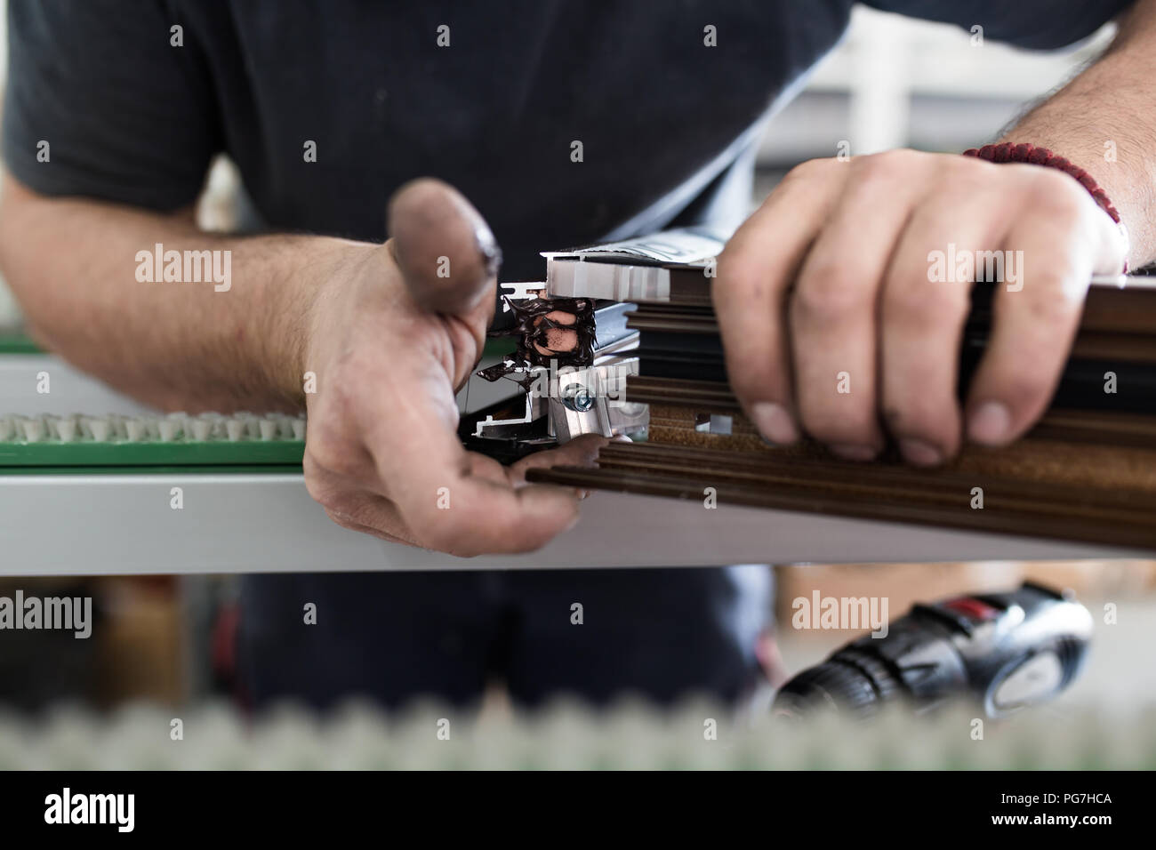 Factory for aluminum and PVC windows and doors production. Manual ...