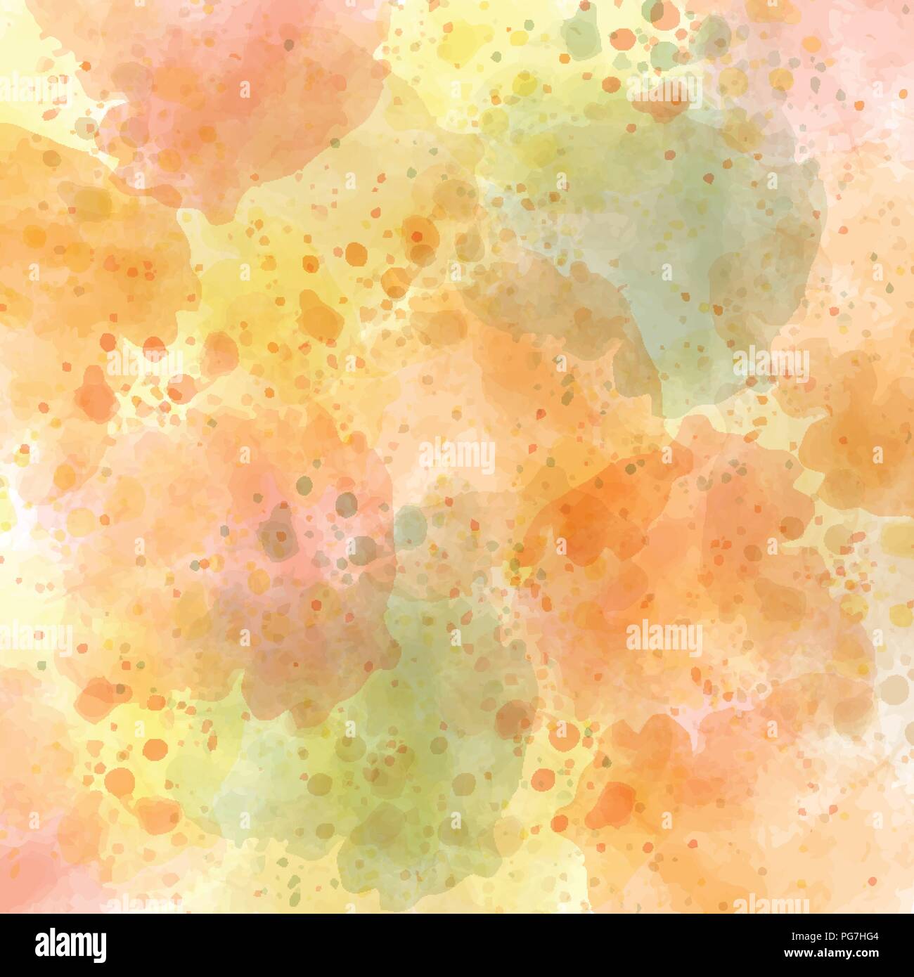 watercolor autumn pastel background, vector format Stock Vector Image ...