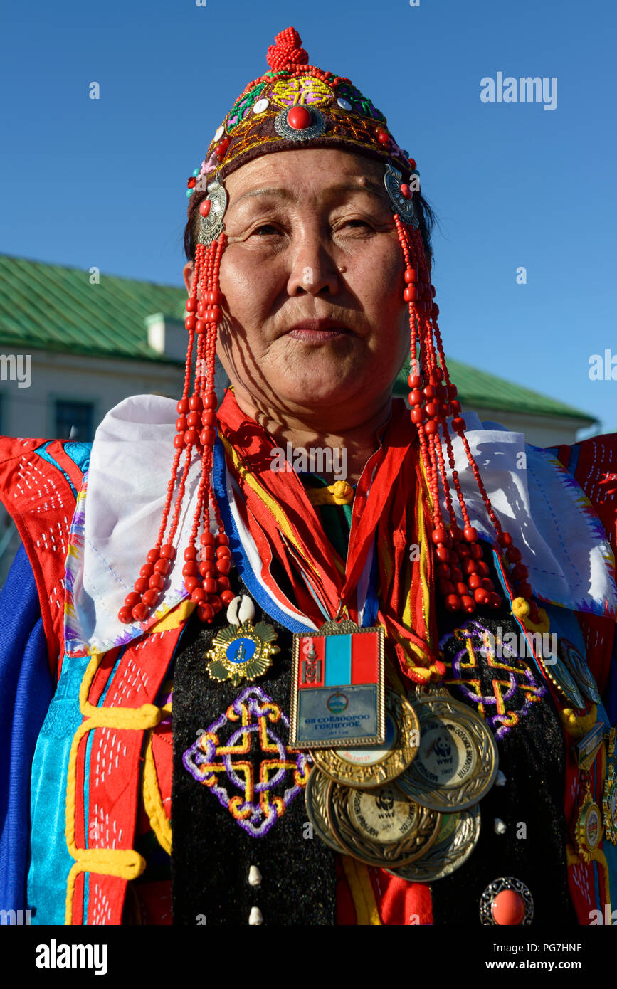 Showcase of different Mongolian ethnic groups and traditional costumes ...