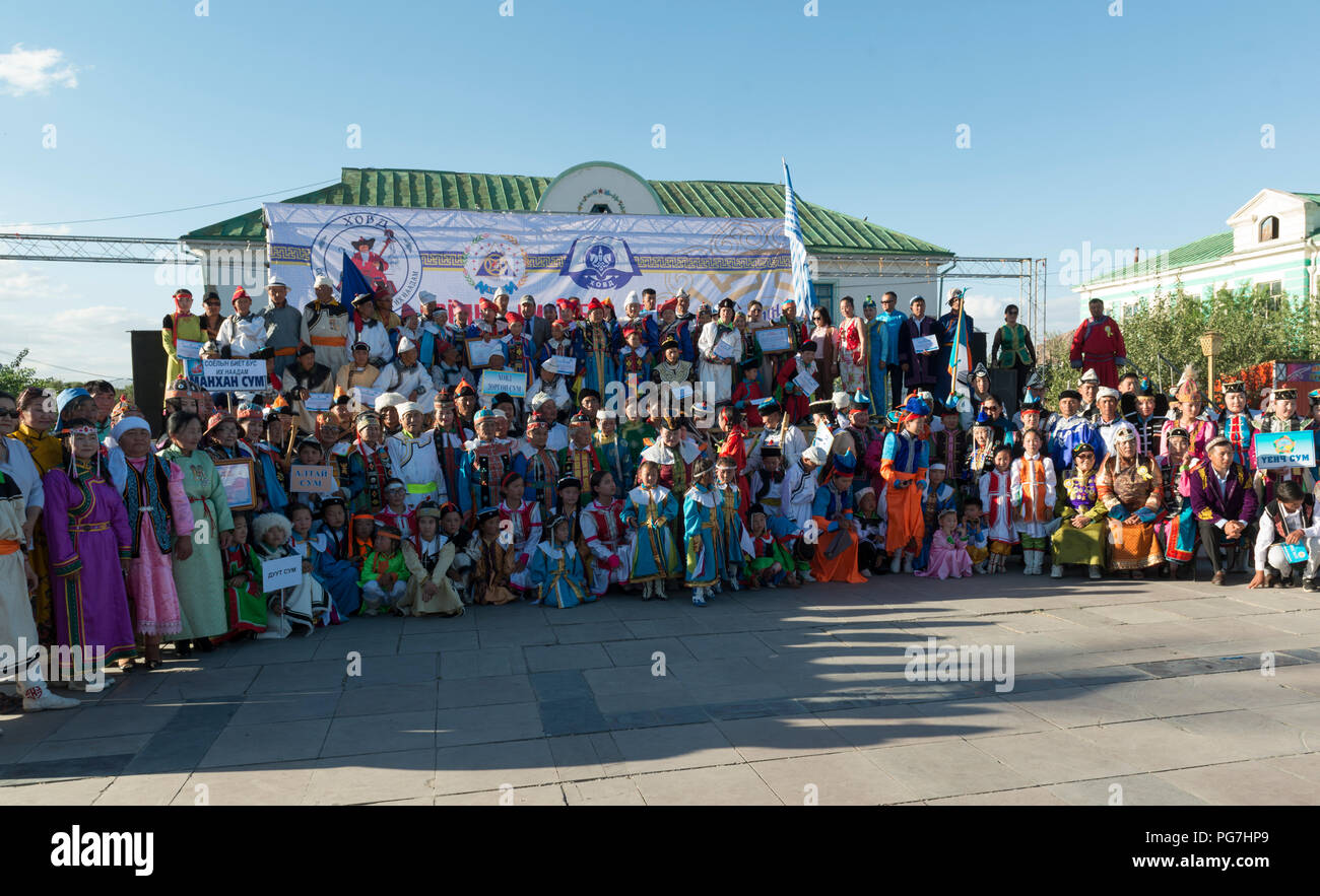 Showcase of different Mongolian ethnic groups and traditional costumes ...