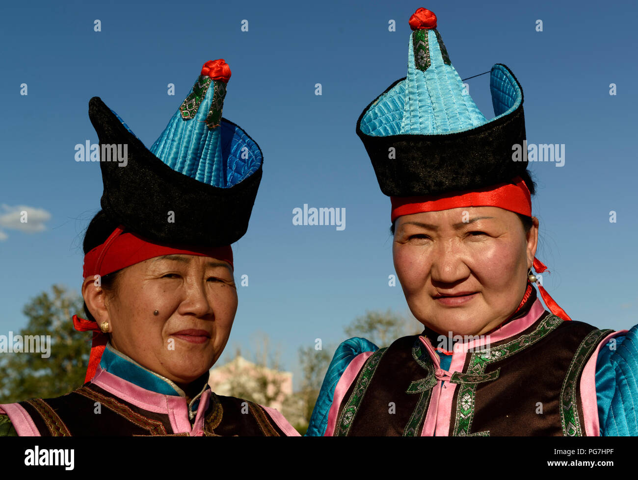 Showcase of different Mongolian ethnic groups and traditional costumes ...