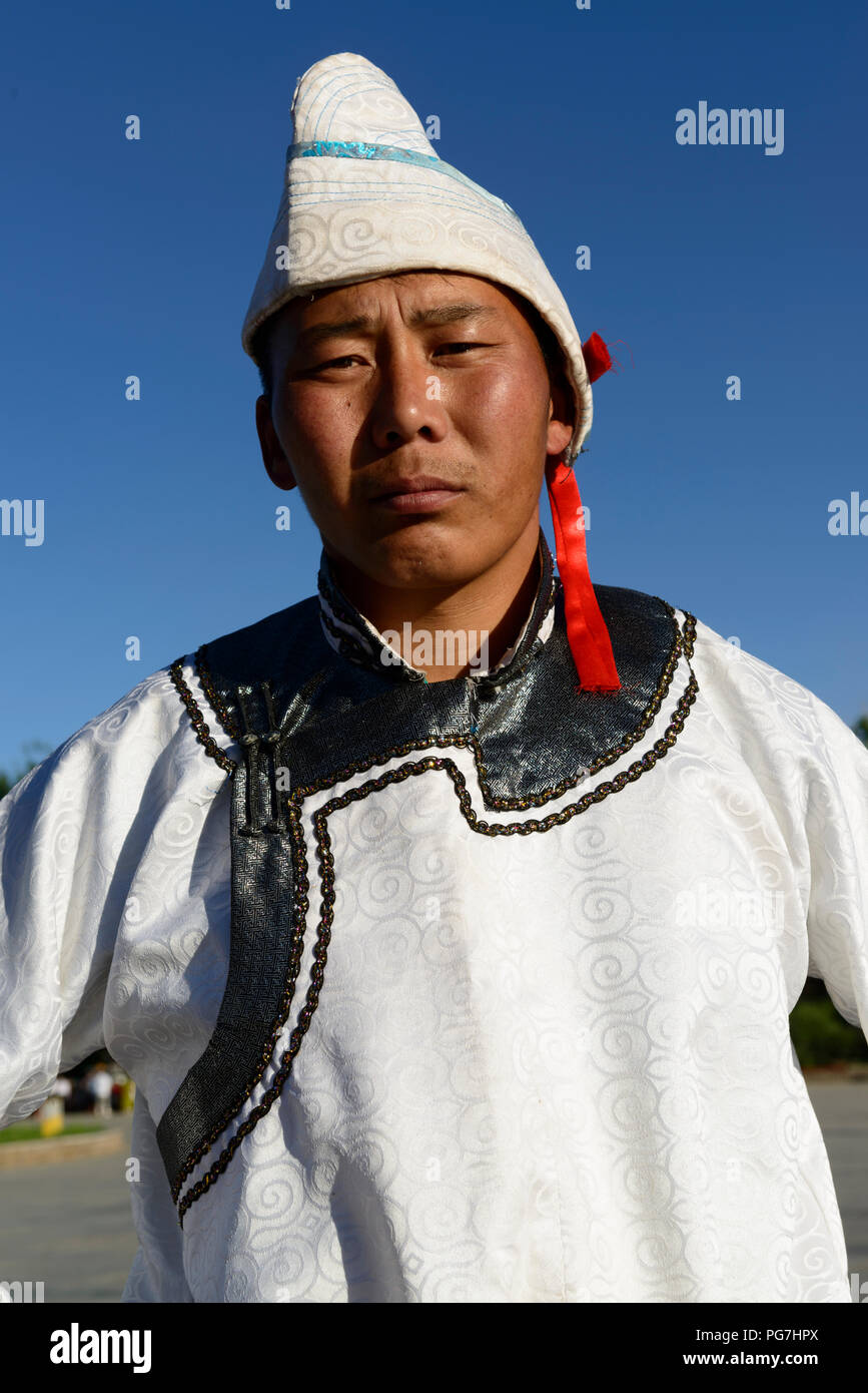Showcase of different Mongolian ethnic groups and traditional costumes ...