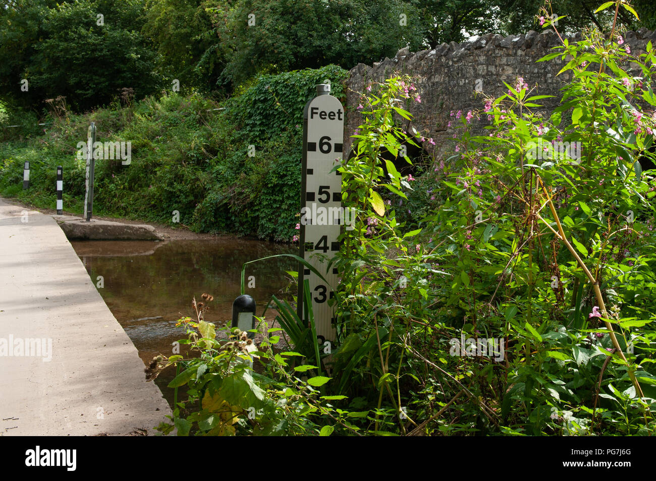 Wellow Ford with Packhorse Bridge and Irish Bridge, Wellow, Somerset ...
