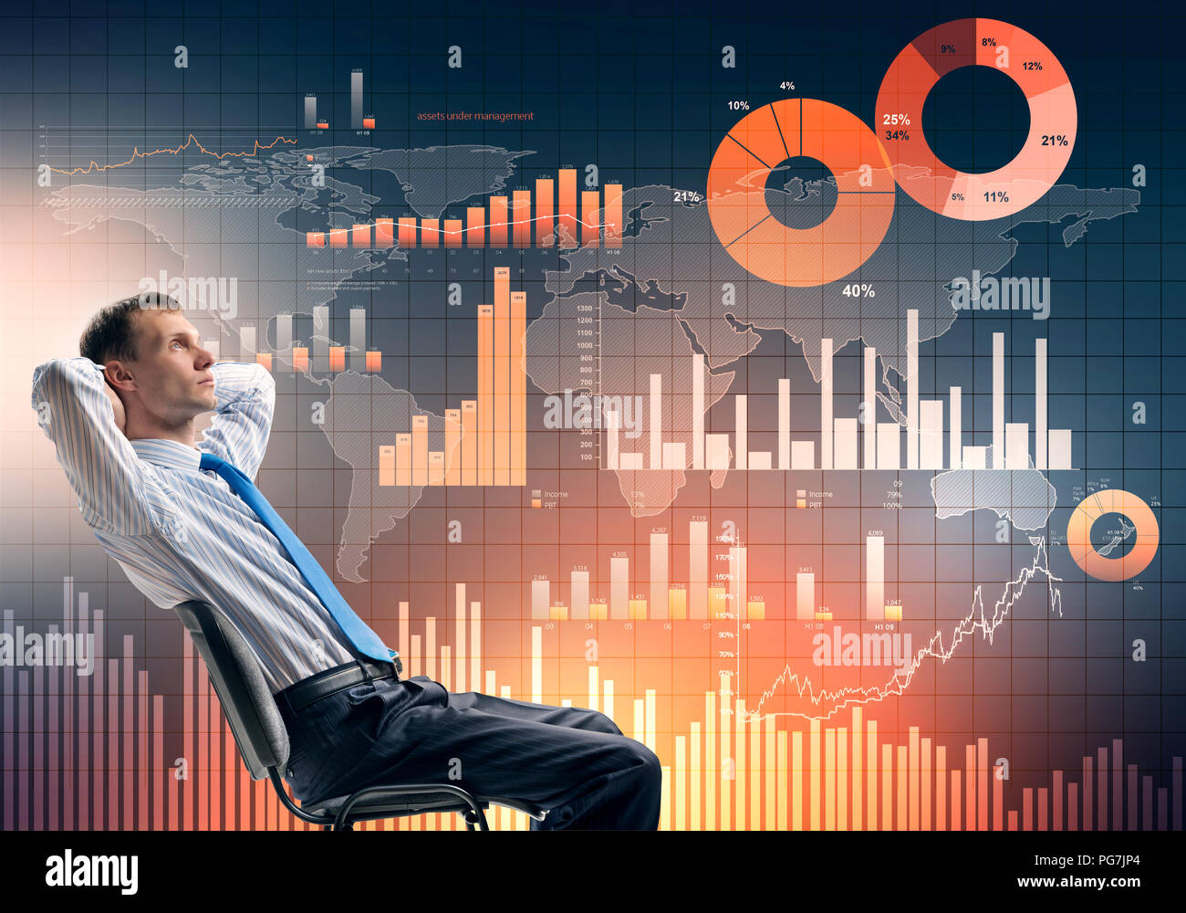 Relaxed business approach hi-res stock photography and images - Alamy