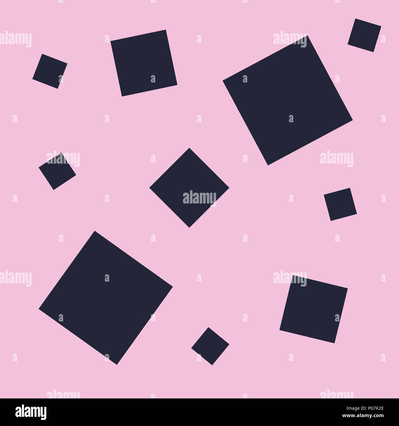 Simple flat vector background with dark blue squares that can be used ...