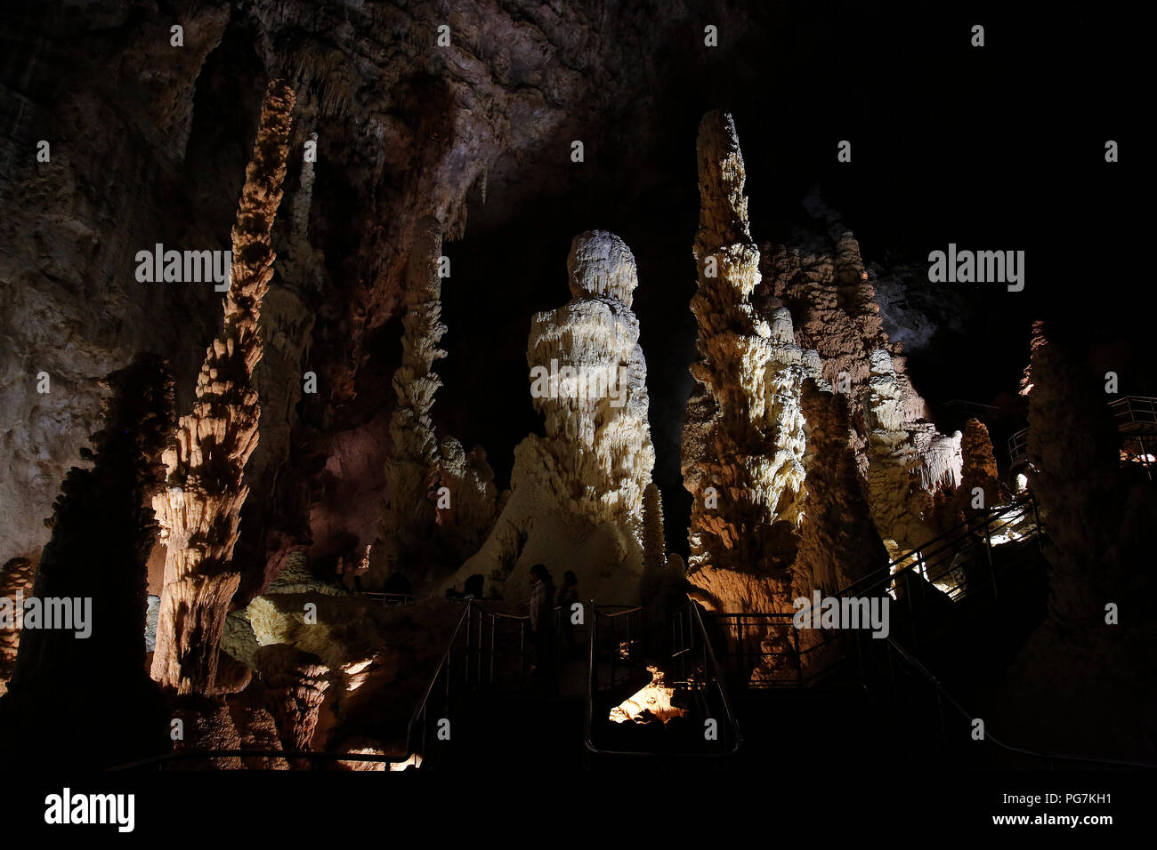 The Giants, symbol of the caves Genga, Ancona 16/08/2018. Grotte di ...