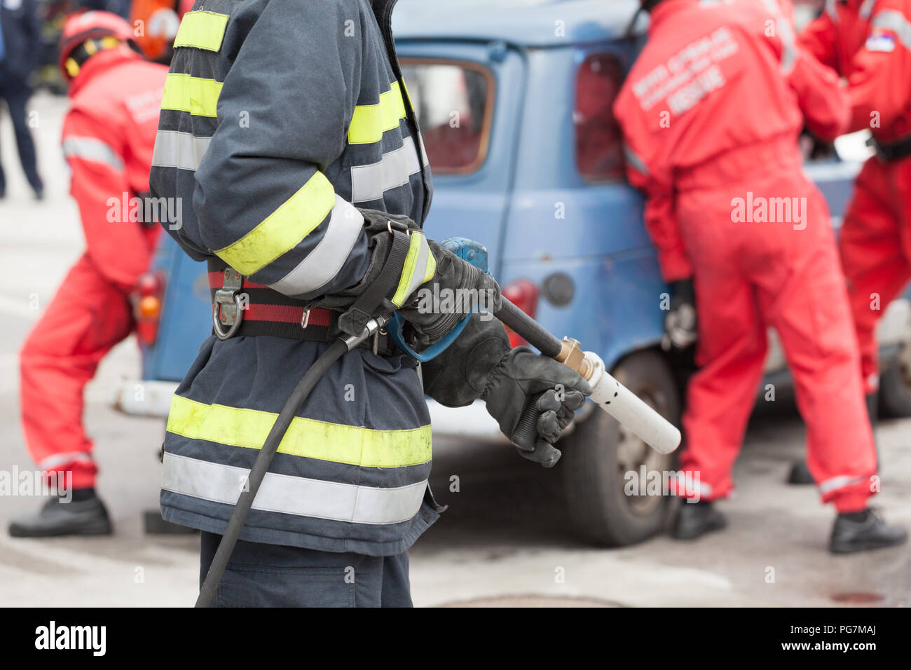 Following road accident hi-res stock photography and images - Alamy