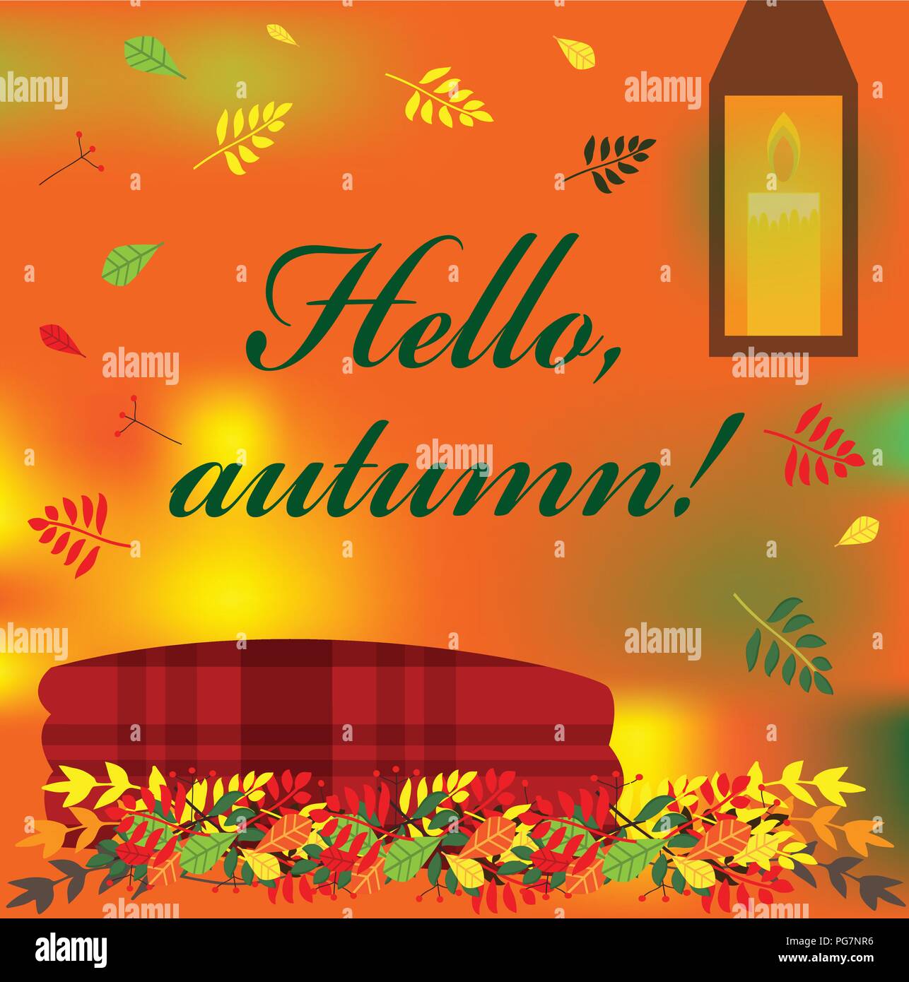 Autumn season's cards Stock Vector Image & Art - Alamy