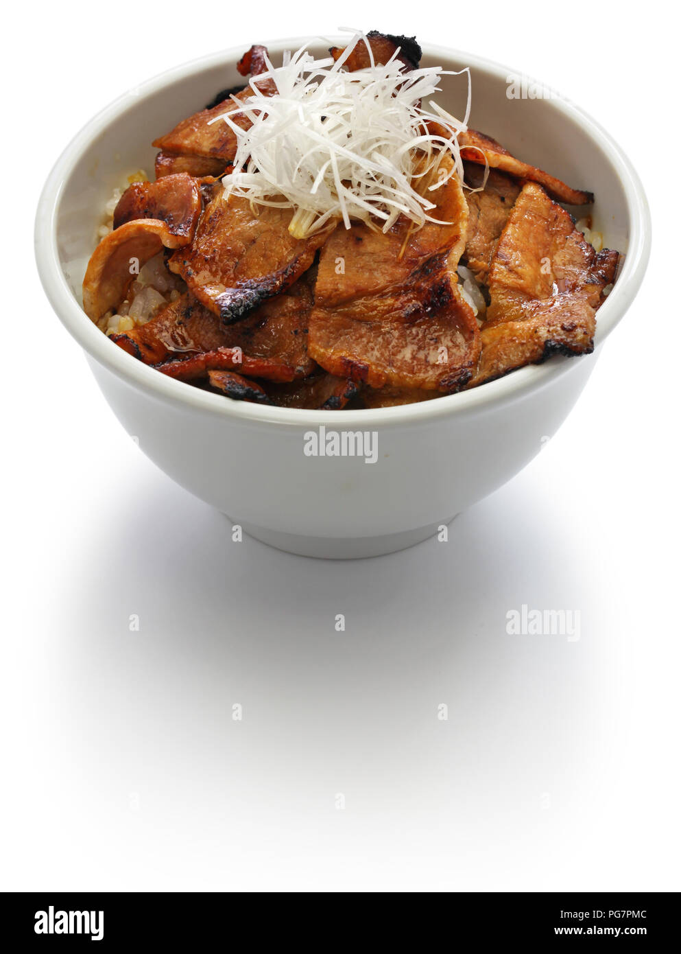 teriyaki pork rice bowl, butadon, japanese food Stock Photo - Alamy