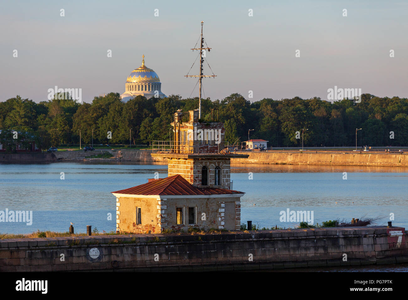 Kronstadt is a city and former fortress on the Baltic Sea island Kotlin ...