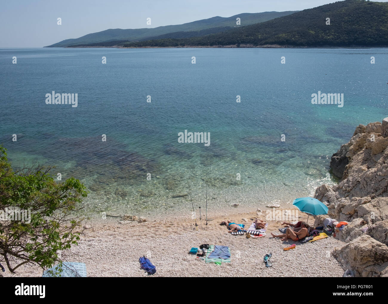 Rabac beach hi-res stock photography and images - Alamy