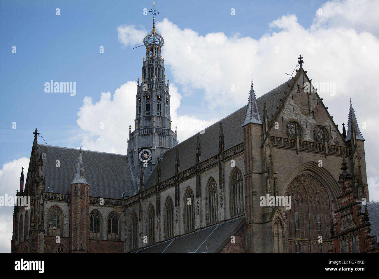 The St. Bavo Church in Haarlem Stock Photo - Alamy