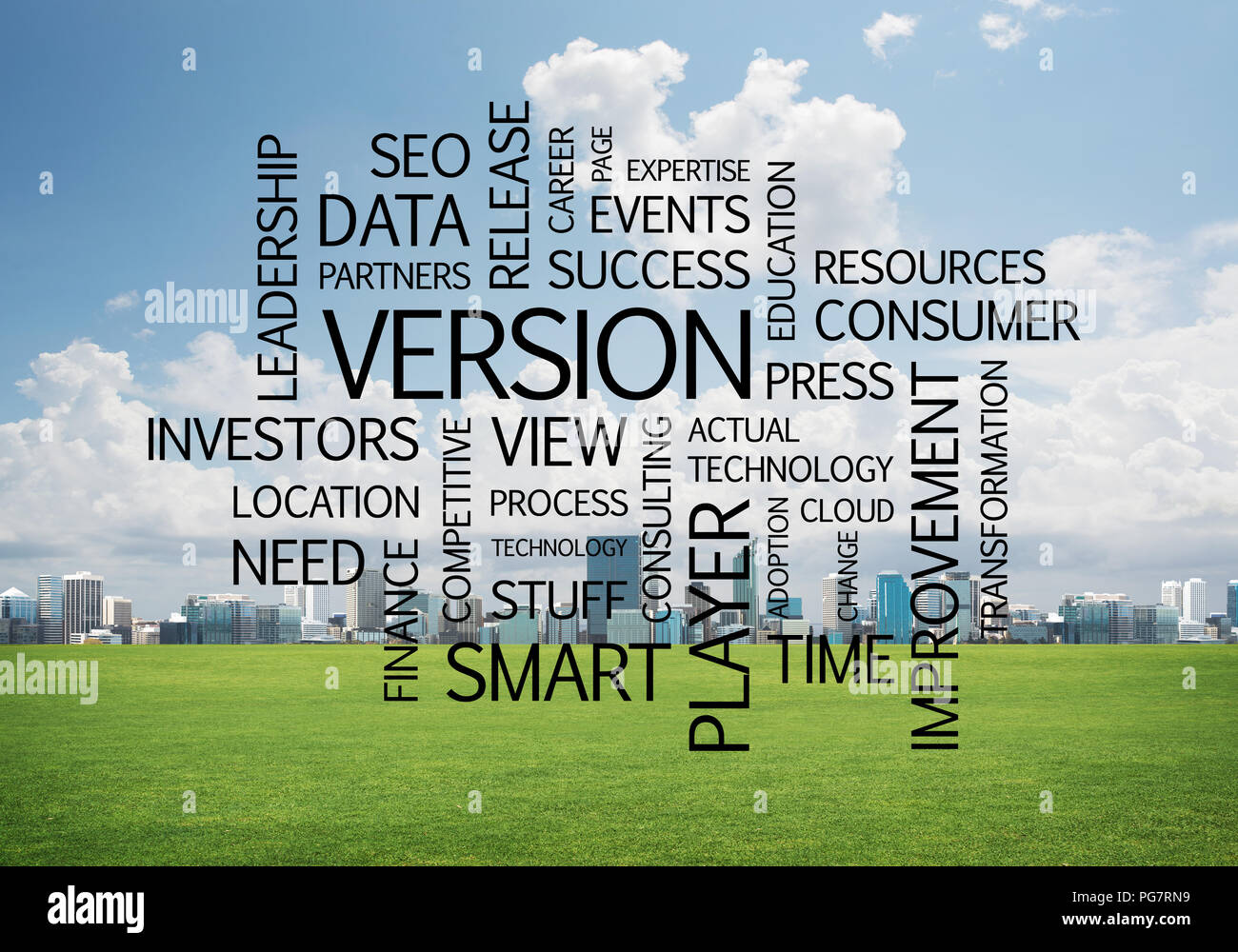 Business conceptual words as keys to success and company growth Stock ...