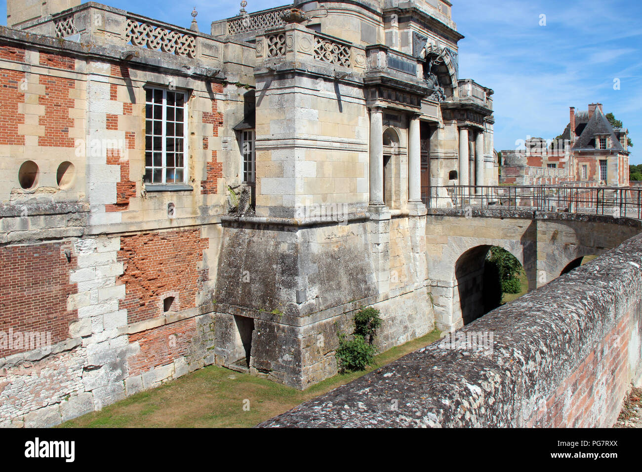The castle of Anet (France Stock Photo - Alamy