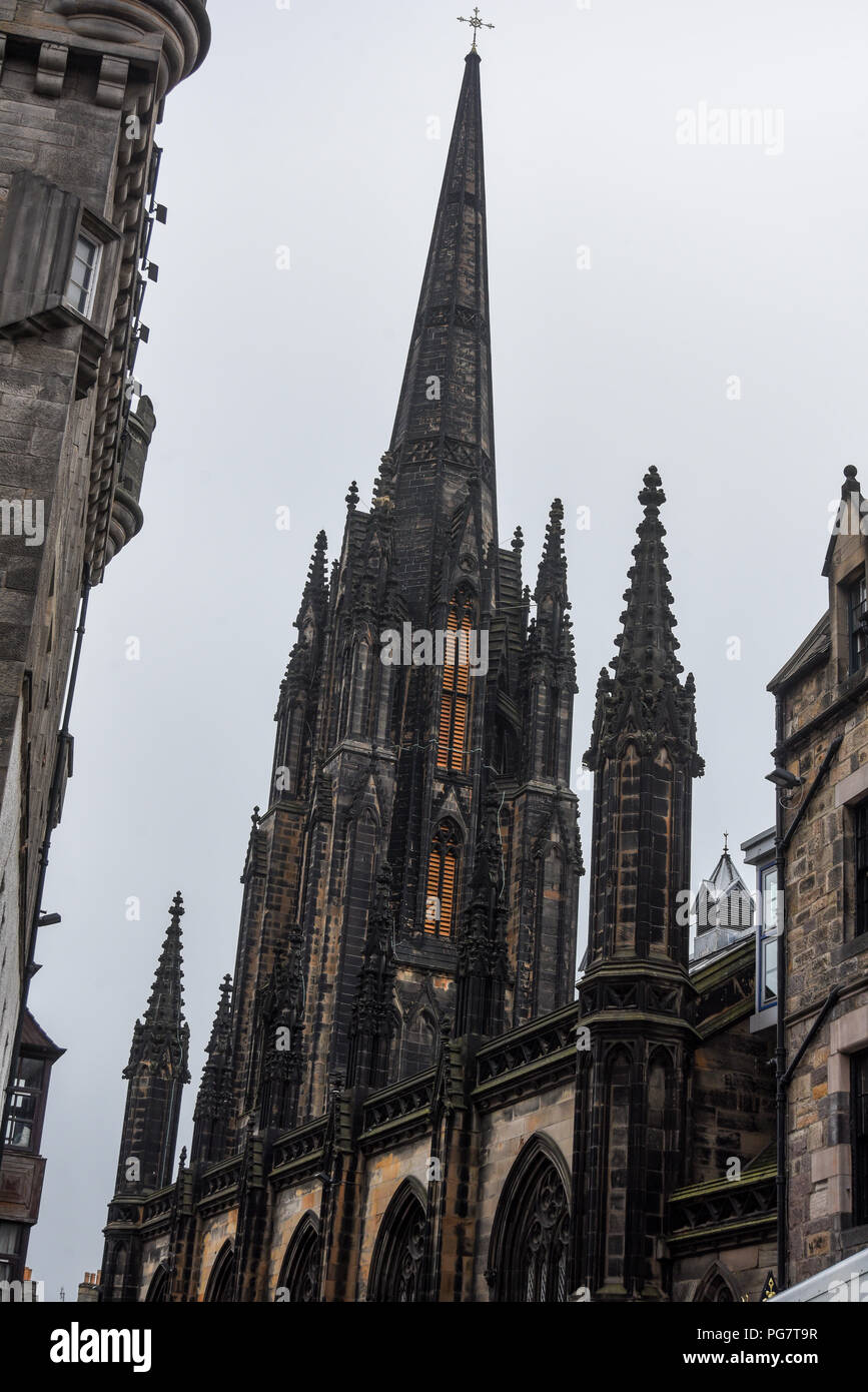 One of the iconic buildings of Edinburgh is known as "The Hub", which ...