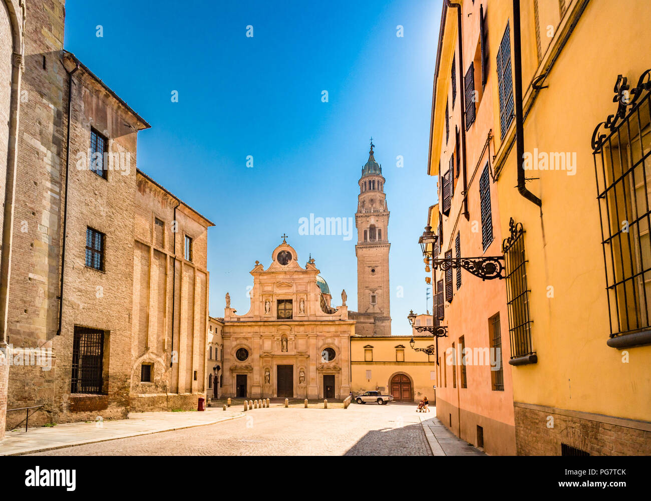 facade of Saint John church in Parma Stock Photo - Alamy
