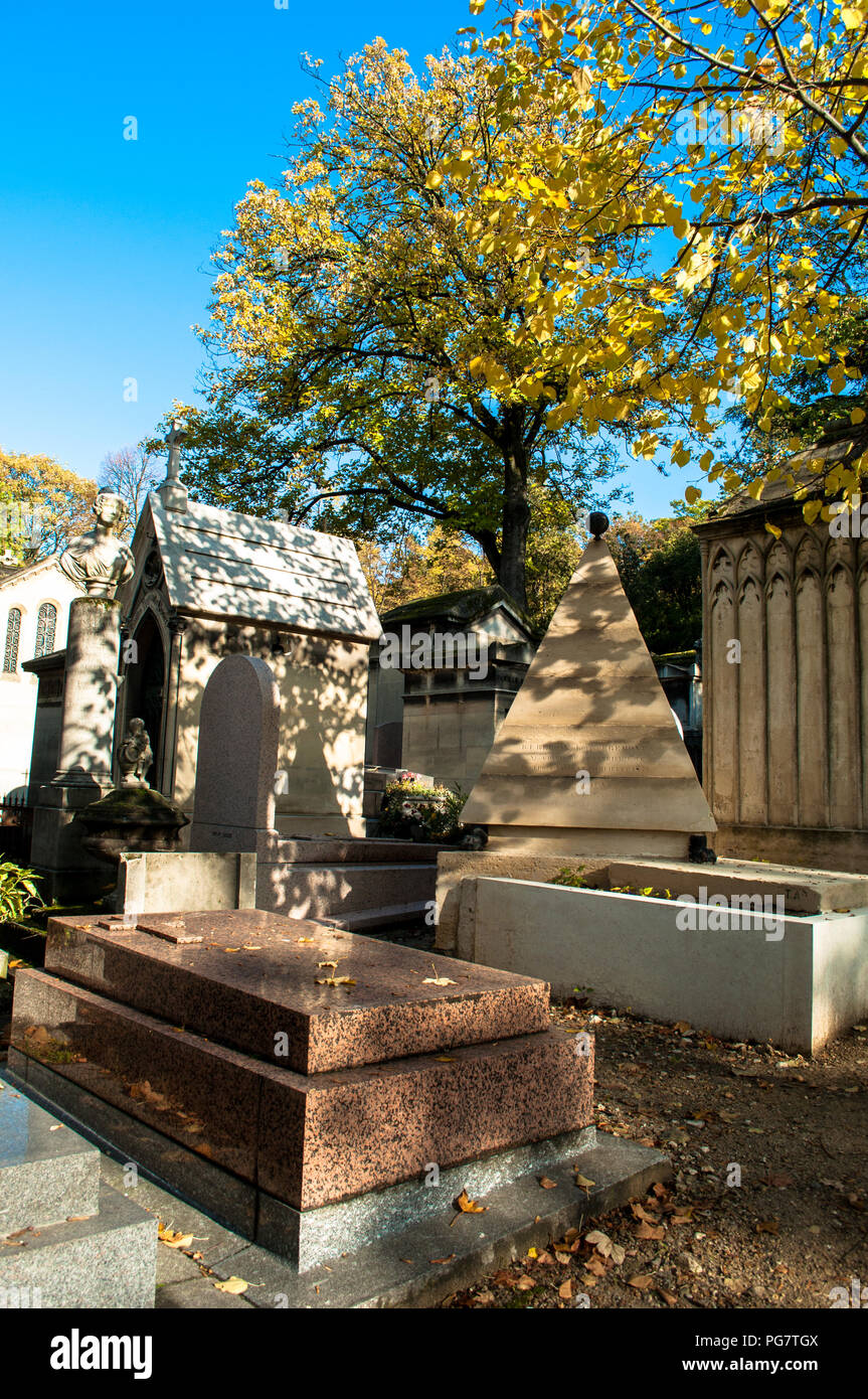 Père Lachaise Cemetery Paris France Stock Photo - Alamy