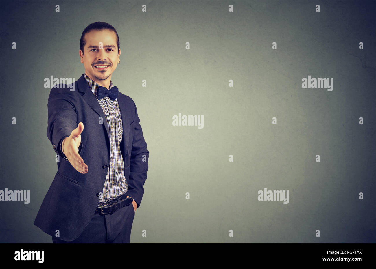 Professional greeting hi-res stock photography and images - Alamy