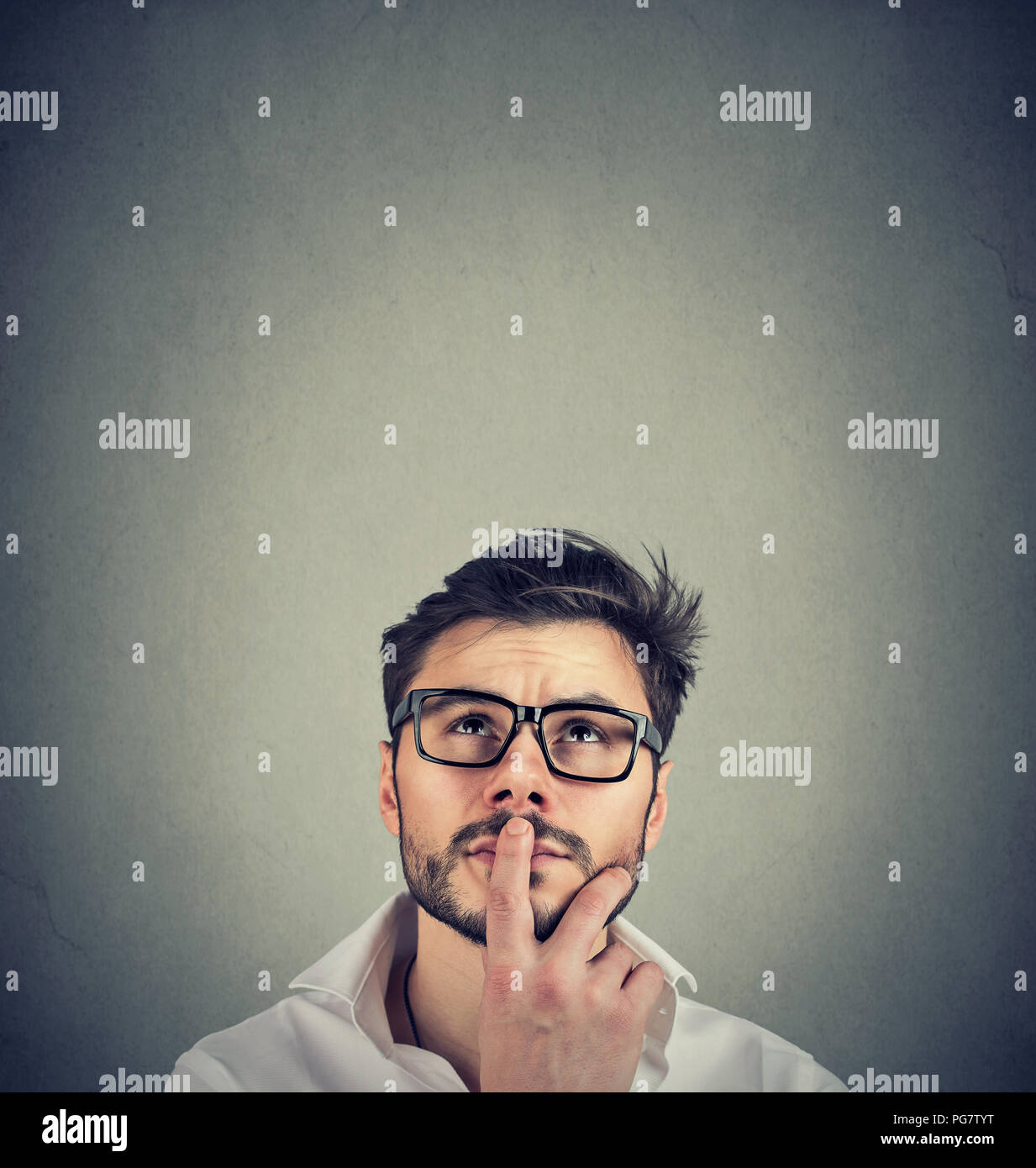 Idea pensive hi-res stock photography and images - Alamy