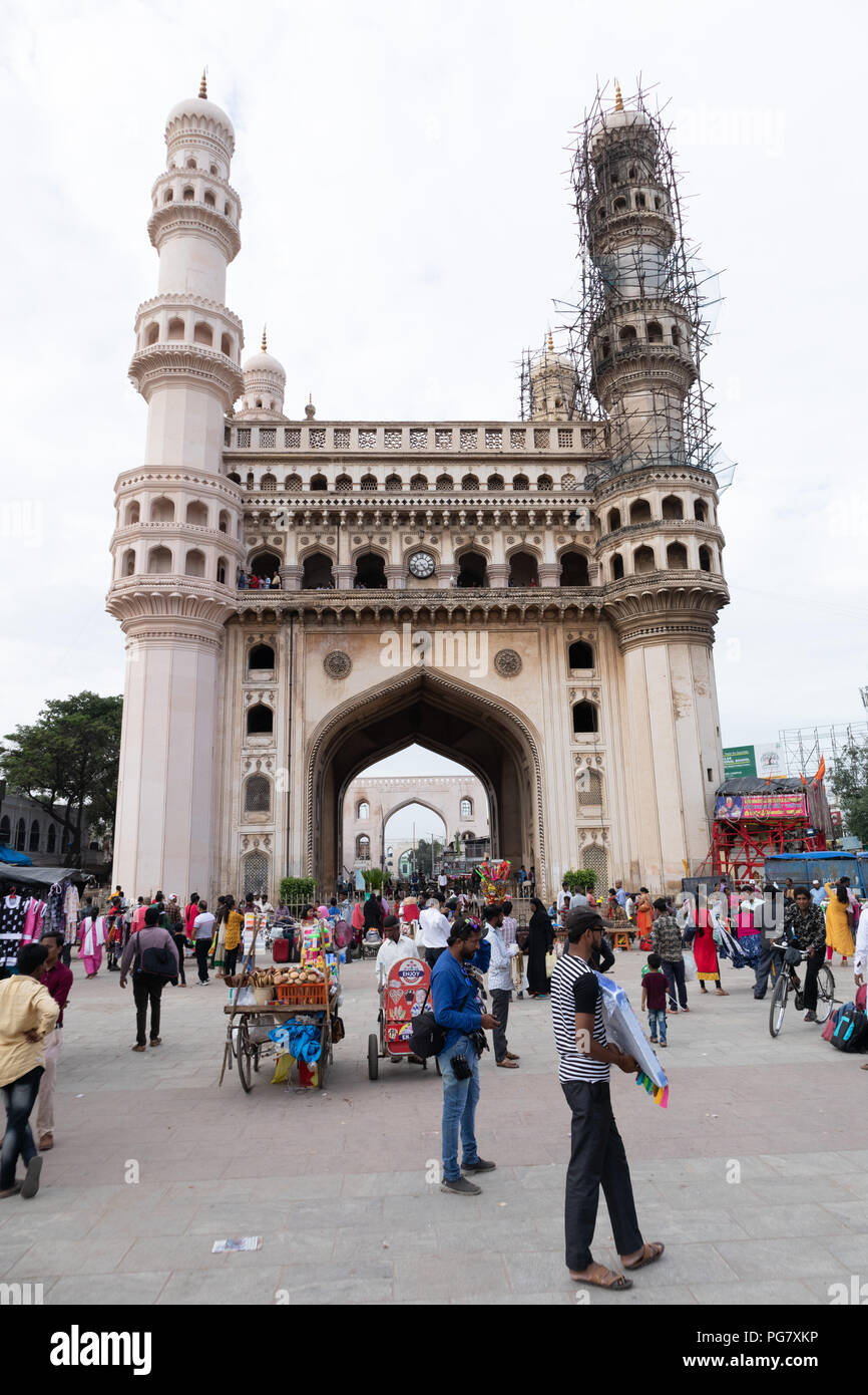 It is heritage building in the old city of hyderabad hi-res stock ...