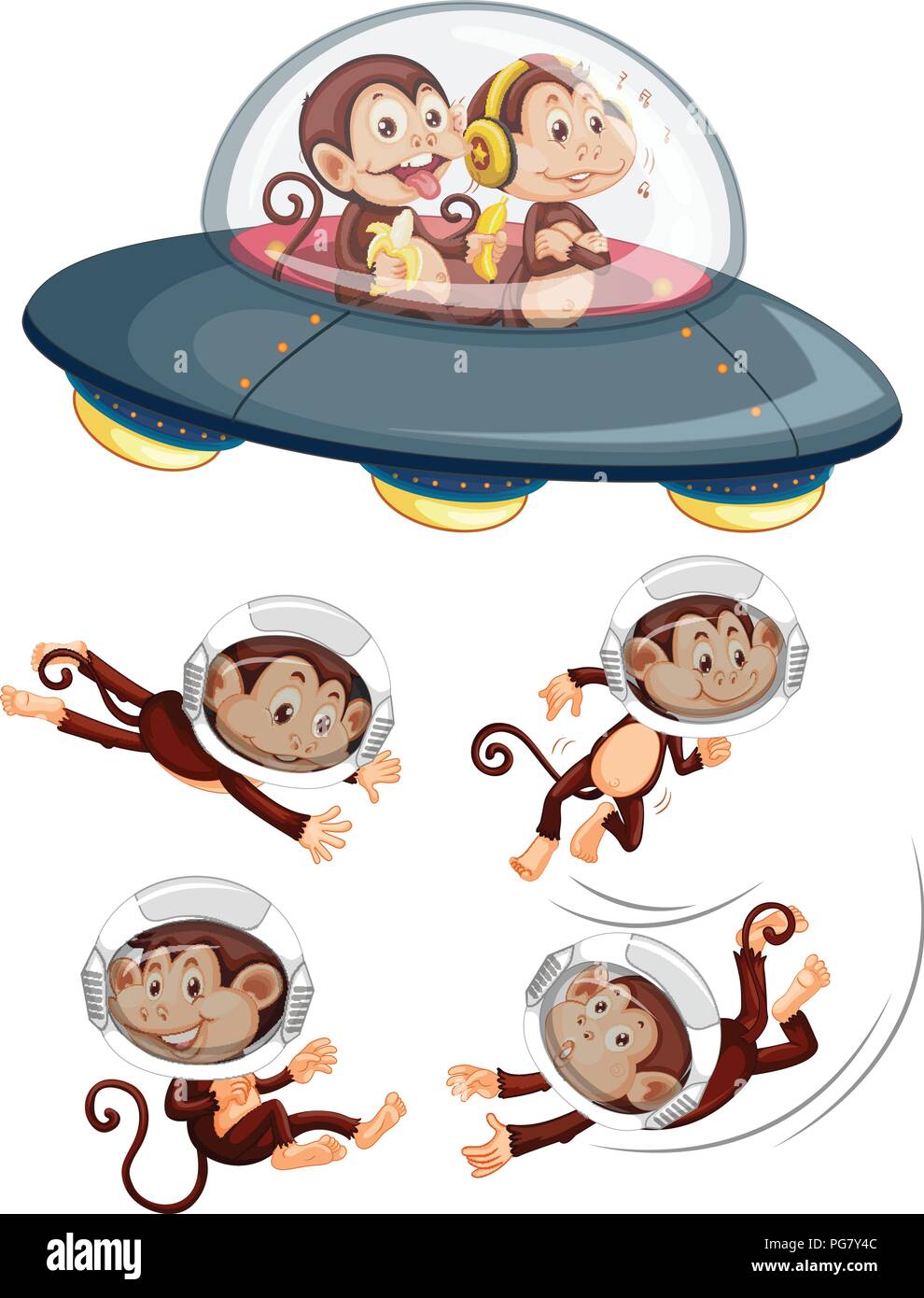 Space monkey hi-res stock photography and images - Alamy