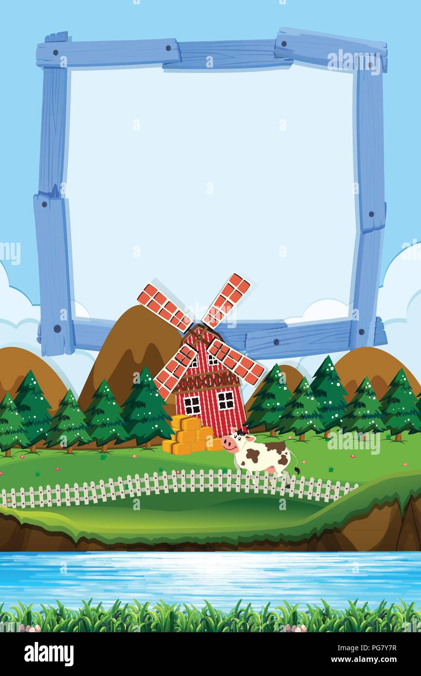 A frame of rural farm illustration Stock Vector Image & Art - Alamy