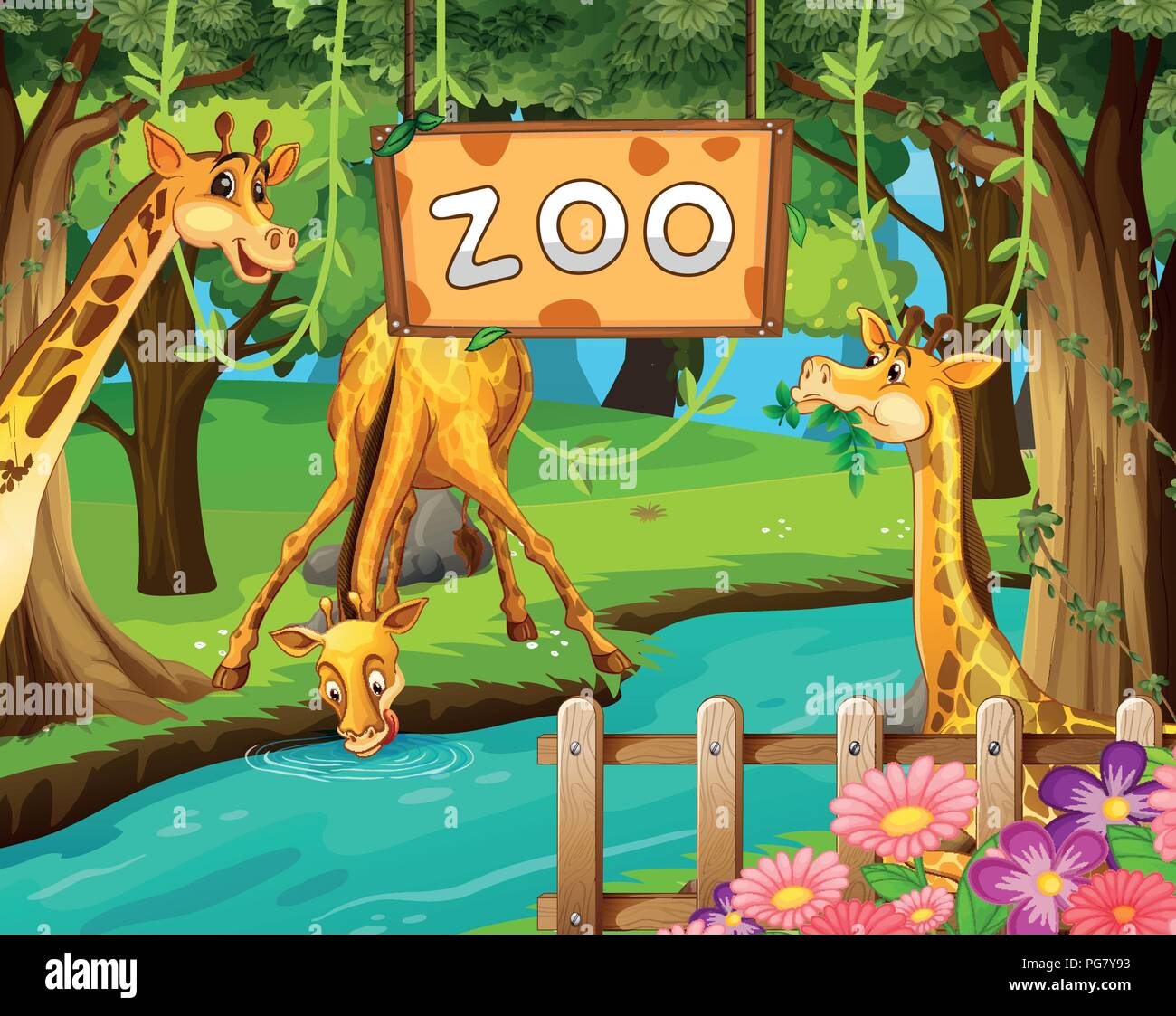 Clipart Zoo Fence