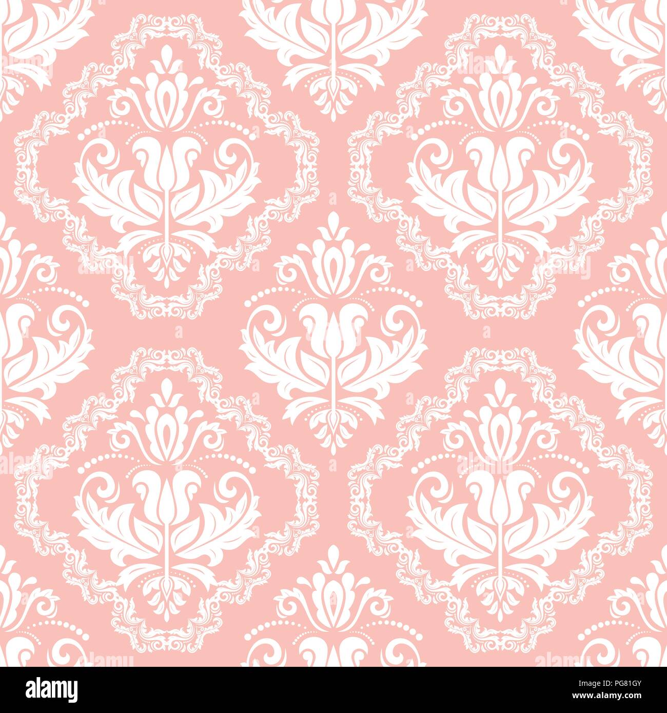 Classic Seamless Vector White Pattern Stock Vector Image & Art - Alamy