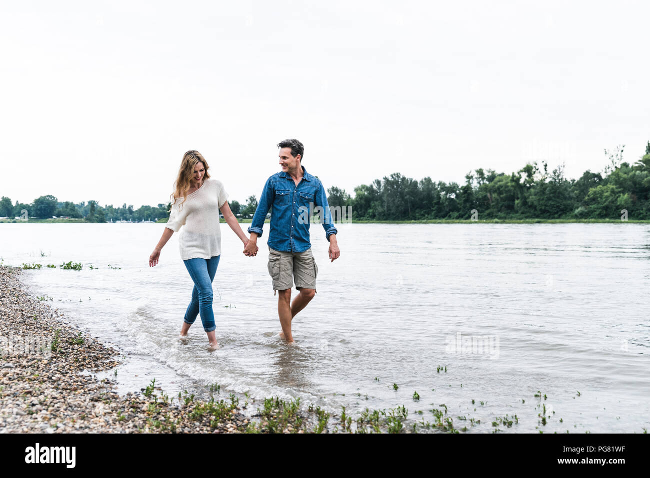 Wading river hi-res stock photography and images - Alamy