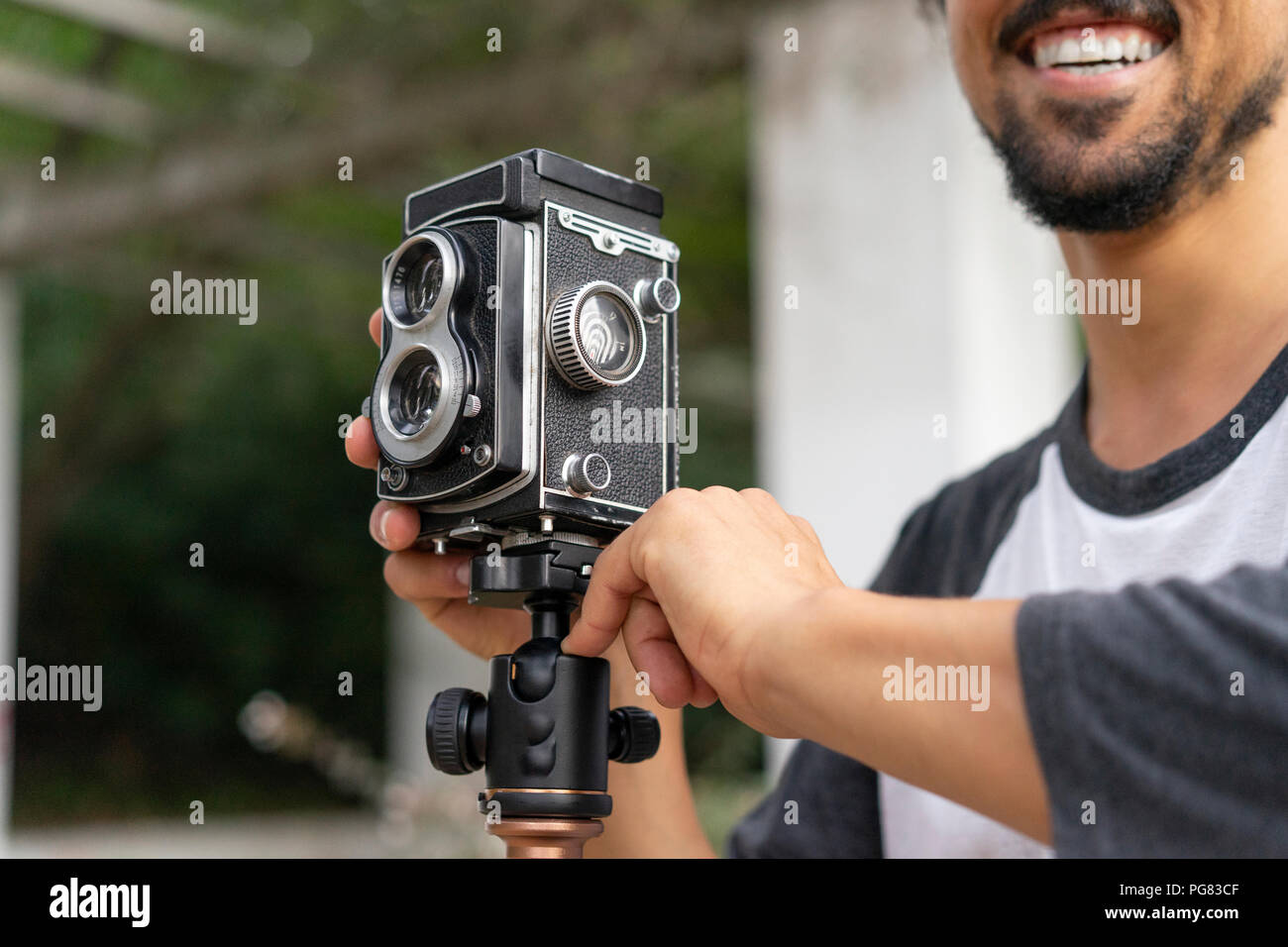Using camera to take close up photograph hi-res stock photography and ...