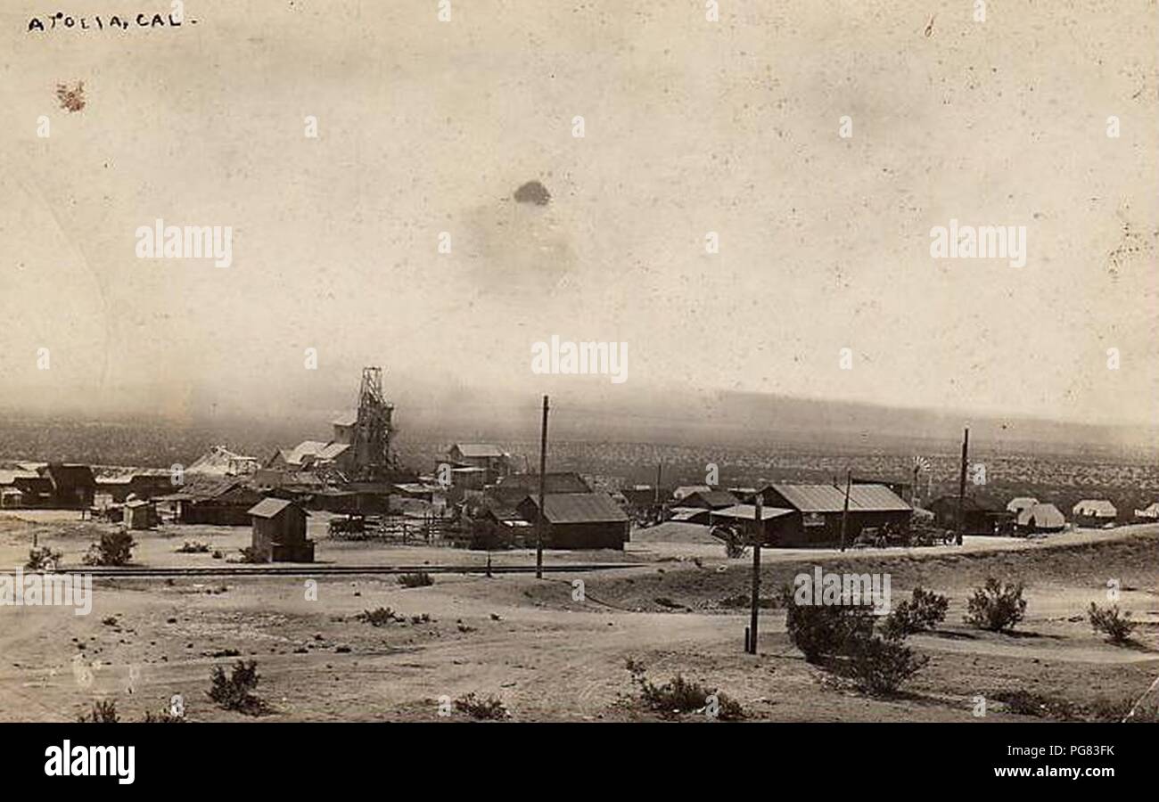 Atolia Mine 1908 Stock Photo - Alamy